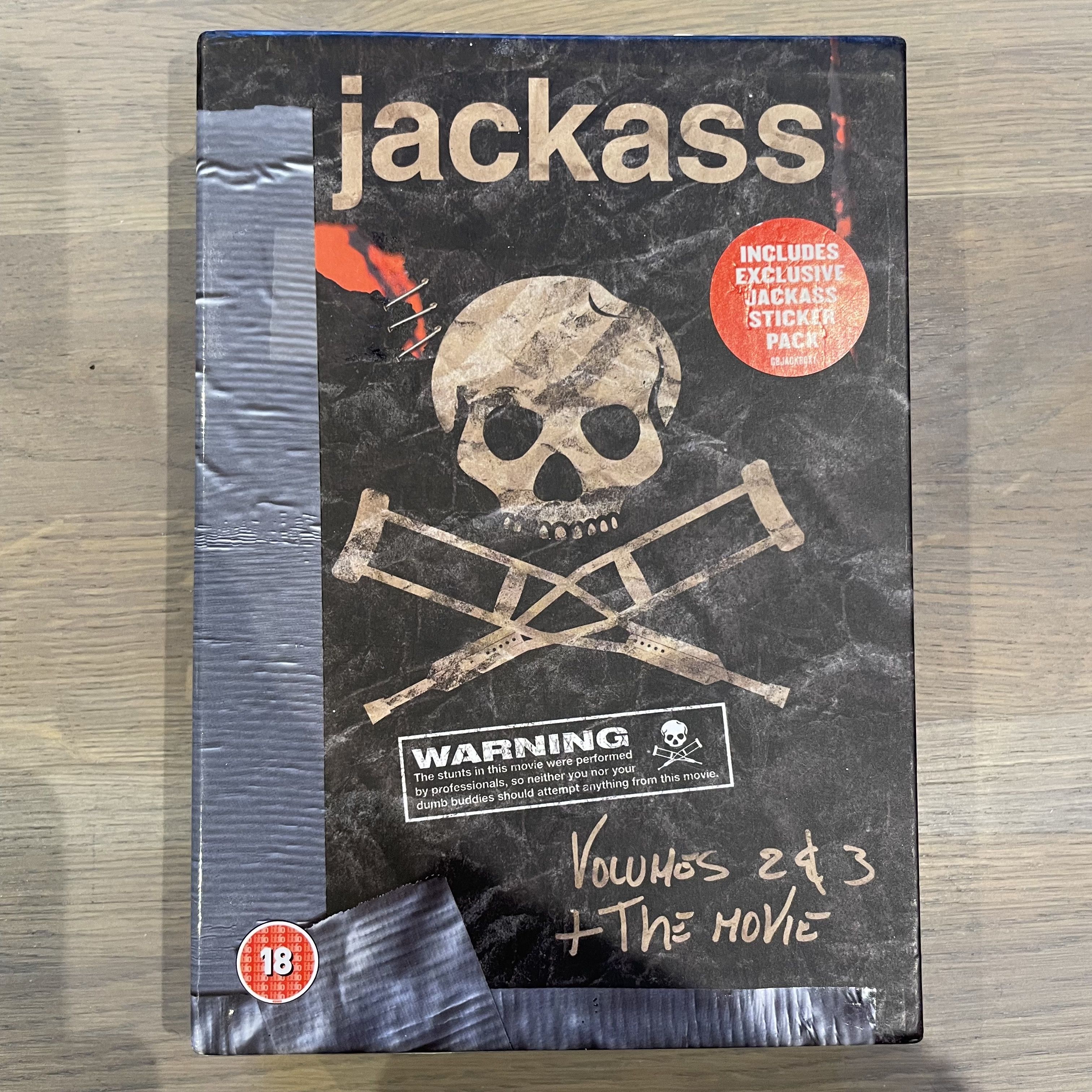JACKASS VOLUMES 1+2 & The Movie DVD Boxset £6.99 - PicClick UK