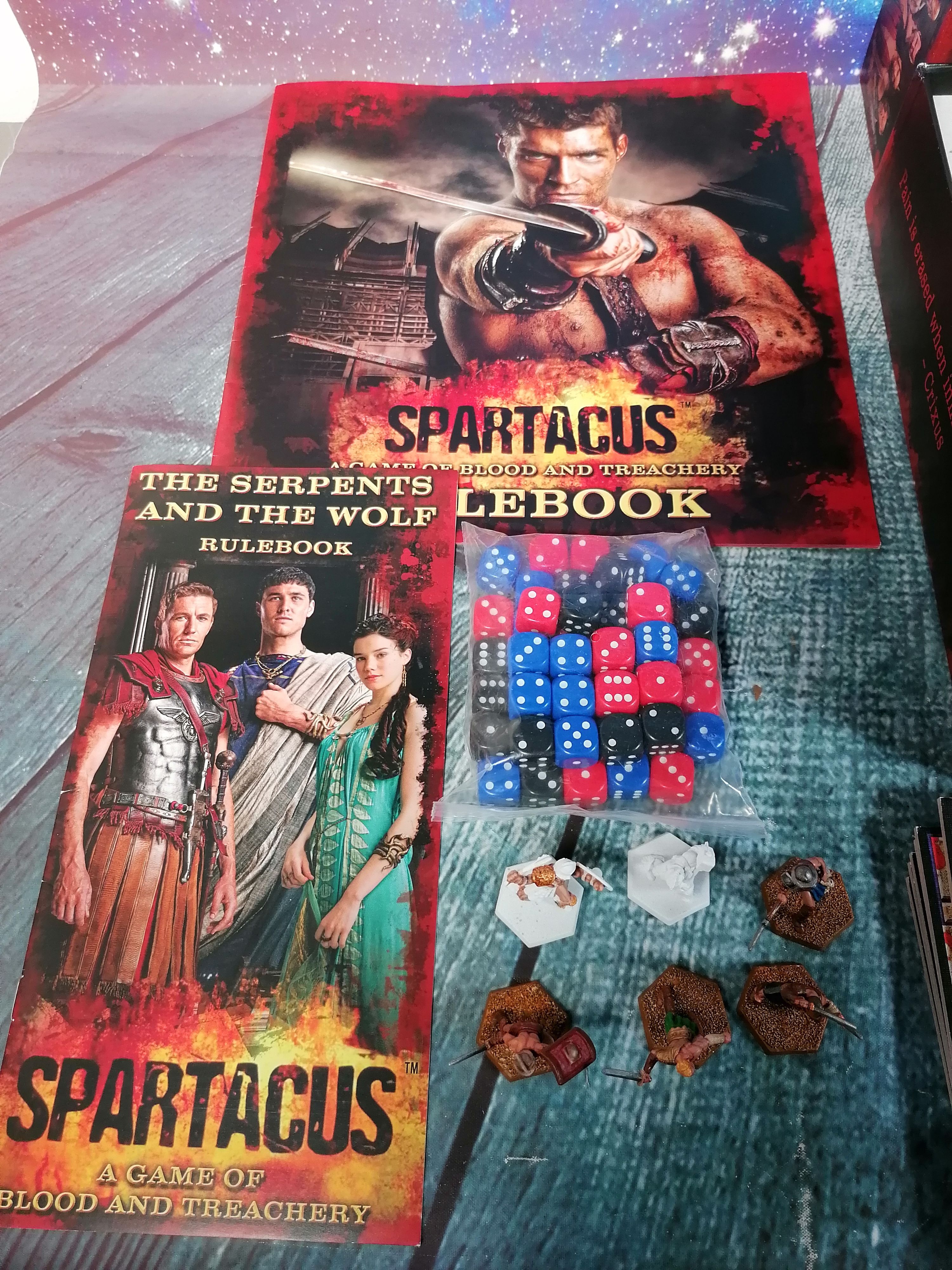 SPARTACUS A JEU De Sang Et Treachery Rare 1st Édition Avec Peint ...