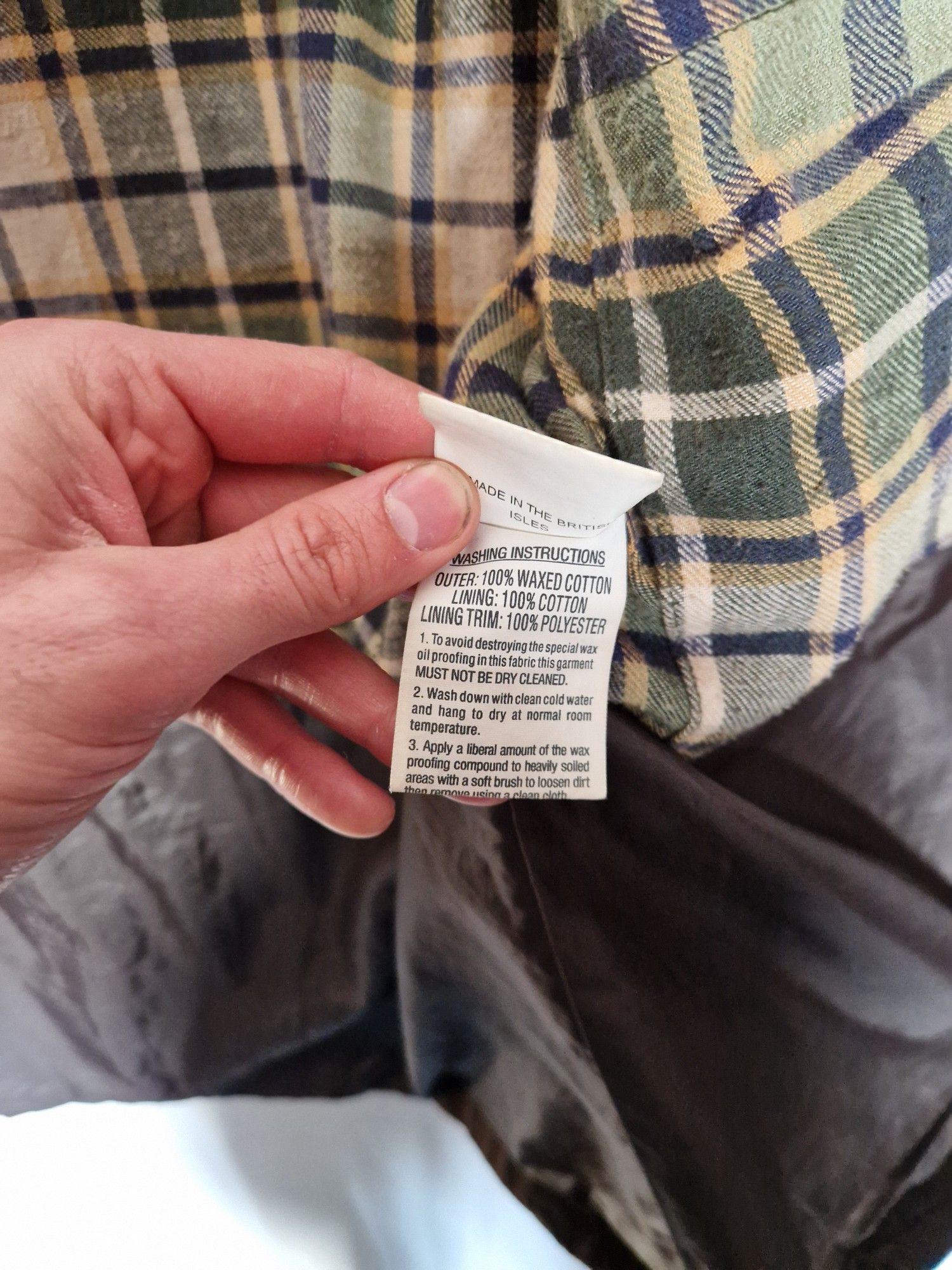 P.G.Field Wax Jacket Size Medium Men's Brown Lined Countrywear Coat ...