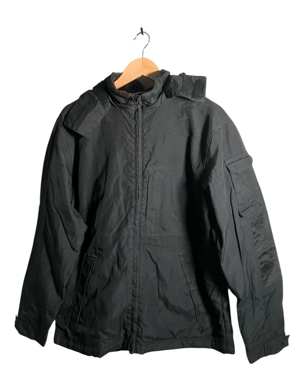 Timberland Pro Series Coat Mens Size M Black Chore Workwear Hooded Full Zip | eBay UK